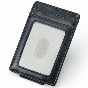 Bags | Rfid Wallet Slim Money Clip Black Id Card Holder | Poshmark
